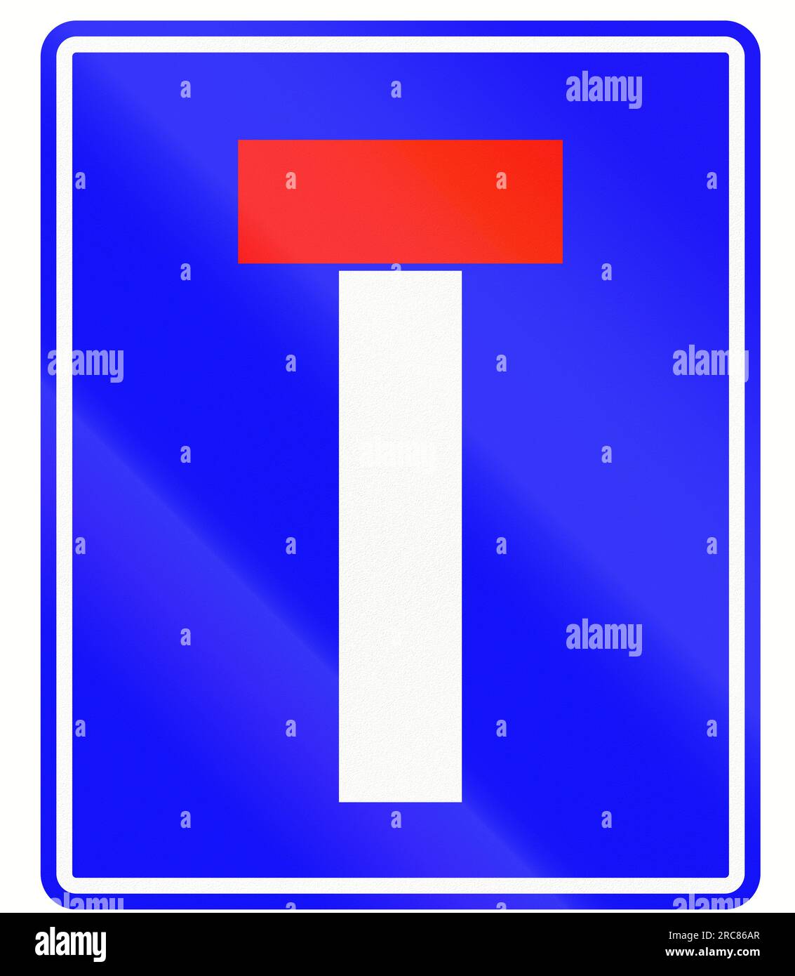 Traffic sign dead end symbol Cut Out Stock Images & Pictures - Alamy