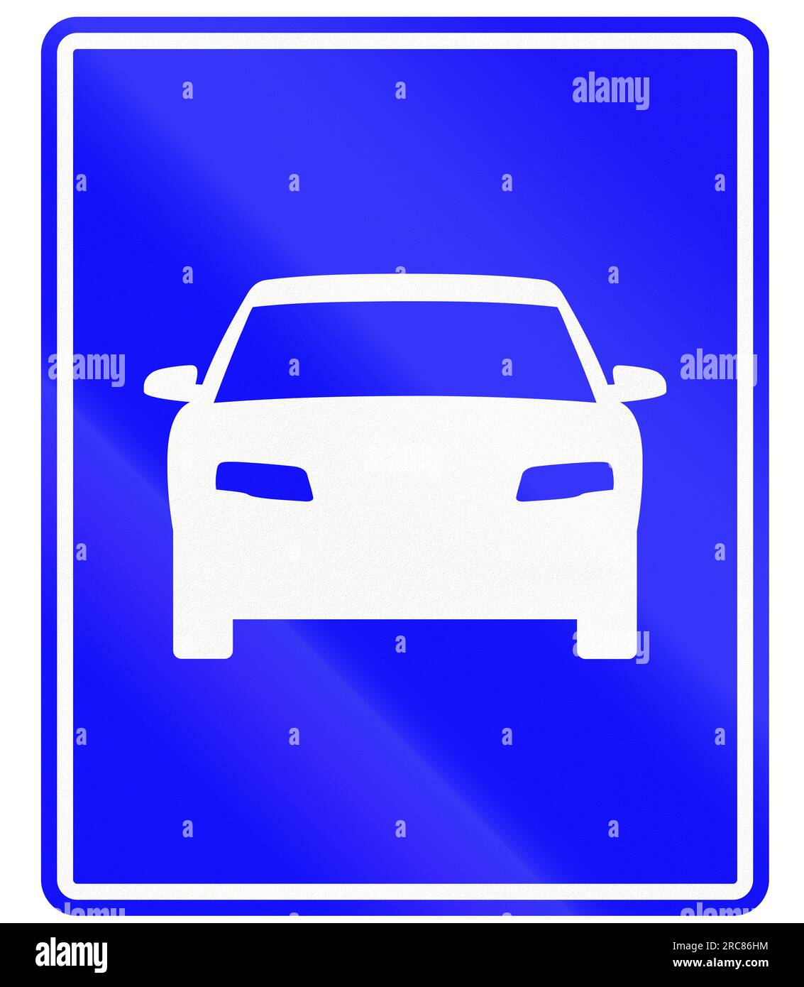 An official Road Sign in Indonesia: Fast traffic highway Stock Photo ...