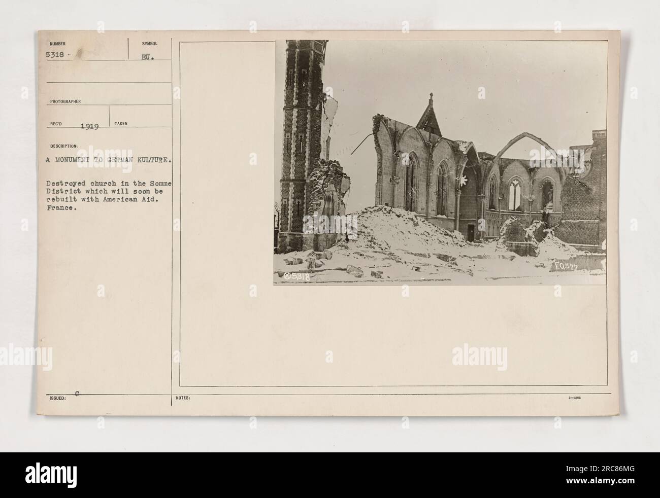 Destroyed churches ww1 hi-res stock photography and images - Alamy