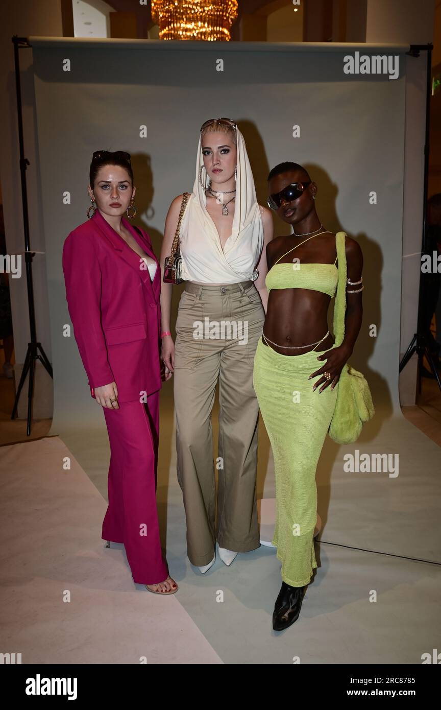 Coco Clever, Lou-Anne Gleissenebner und Noëlla Mbomba bei der Anja ...