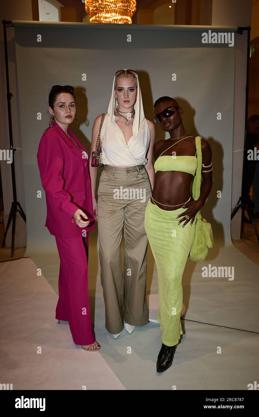 Coco Clever, Lou-Anne Gleissenebner und Noëlla Mbomba bei der Anja ...