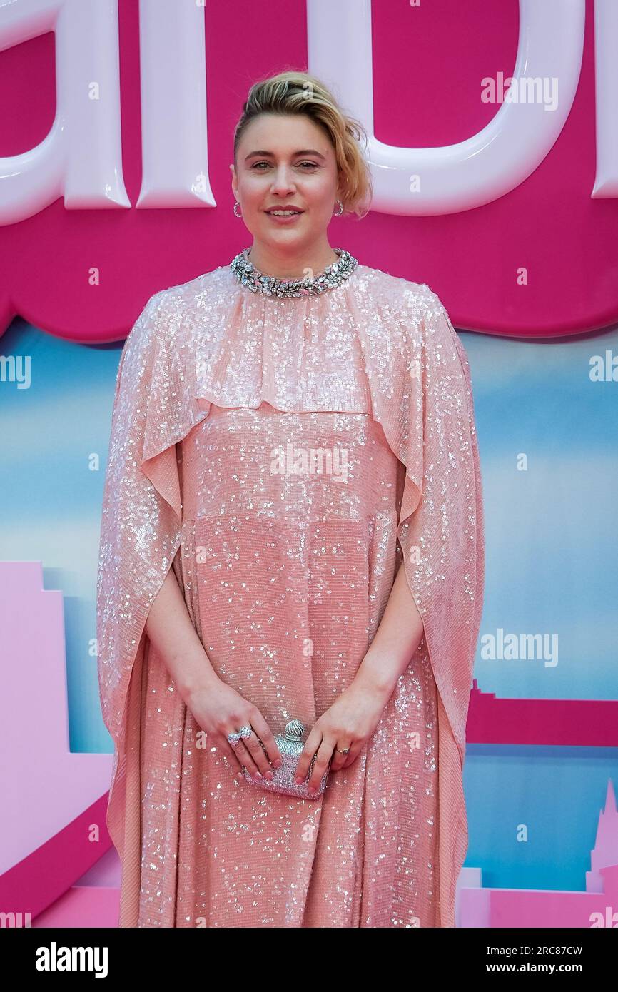 London, UK. Greta Gerwig photographed attending the European Premiere ...