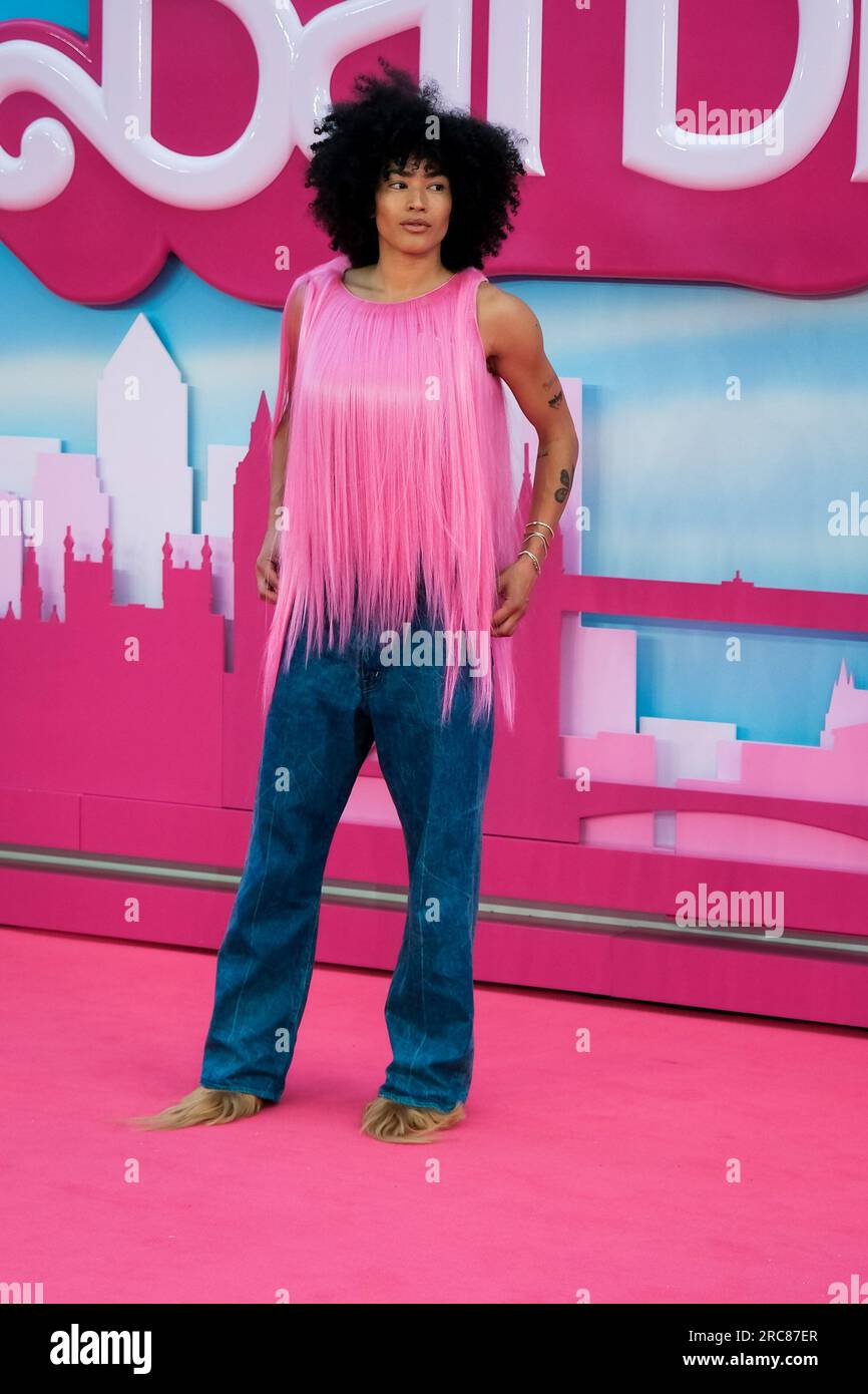 London, UK. Mette Towley photographed attending the European Premiere ...