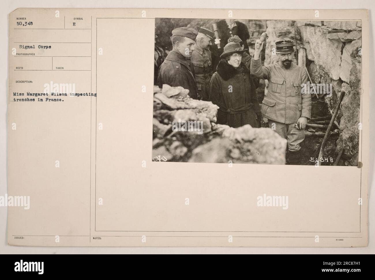 Miss Margaret Wilson, the daughter of President Woodrow Wilson ...