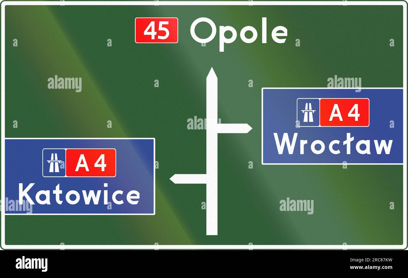 Polish sign national road hi-res stock photography and images - Alamy