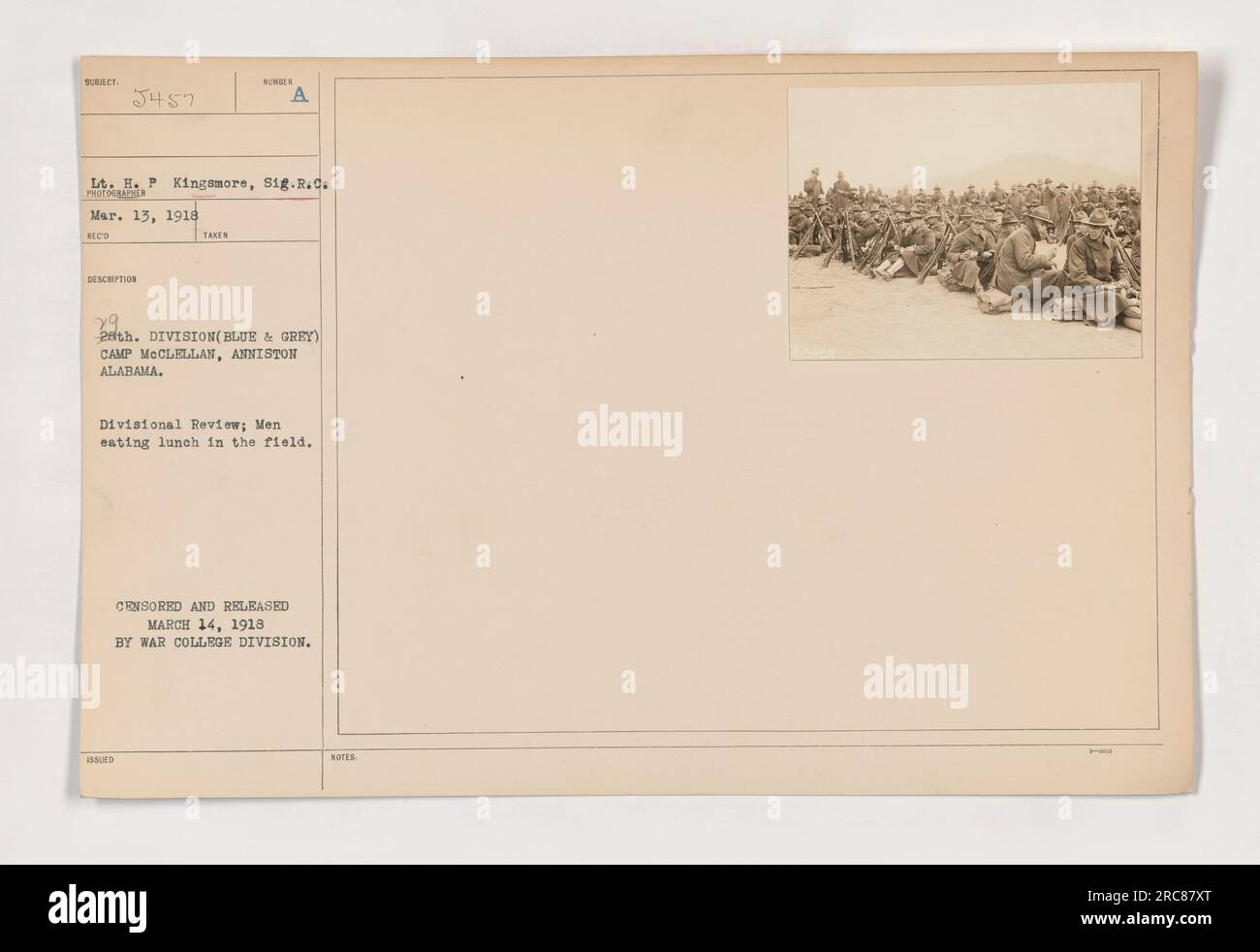 Soldiers of the 28th Division, also known as the Blue & Grey Division ...
