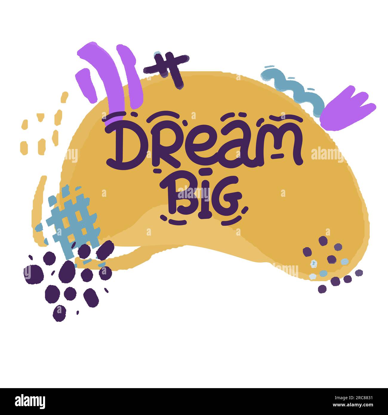 DREAM BIG. Typography, motivation, inspirational vector design for ...