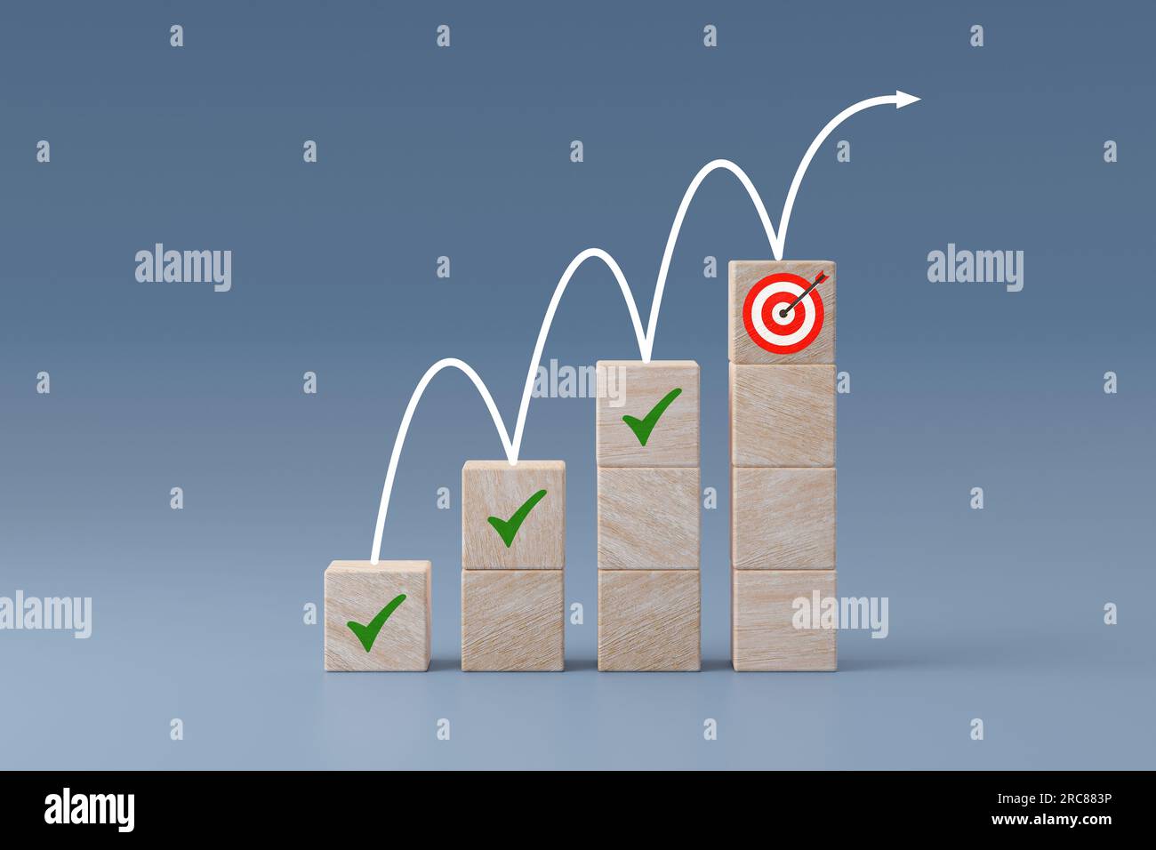 Steps for goal achievement and business success. Project tracking and ... Steps for goal achievement and business success. Project tracking and ...