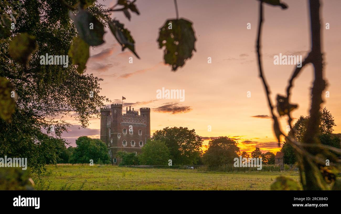 Tattersall Castle, Lincolnshire, UK. 12th July 2023 UK Weather ...