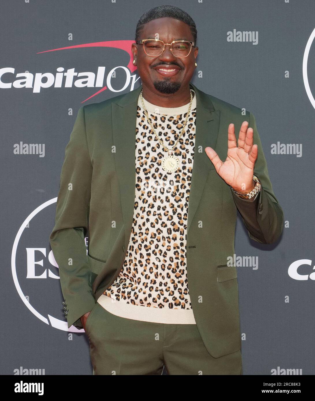 Los Angeles, USA. 12th July, 2023. Lil Rel Howery arrives at The 2023 ESPY Awards held at the ...