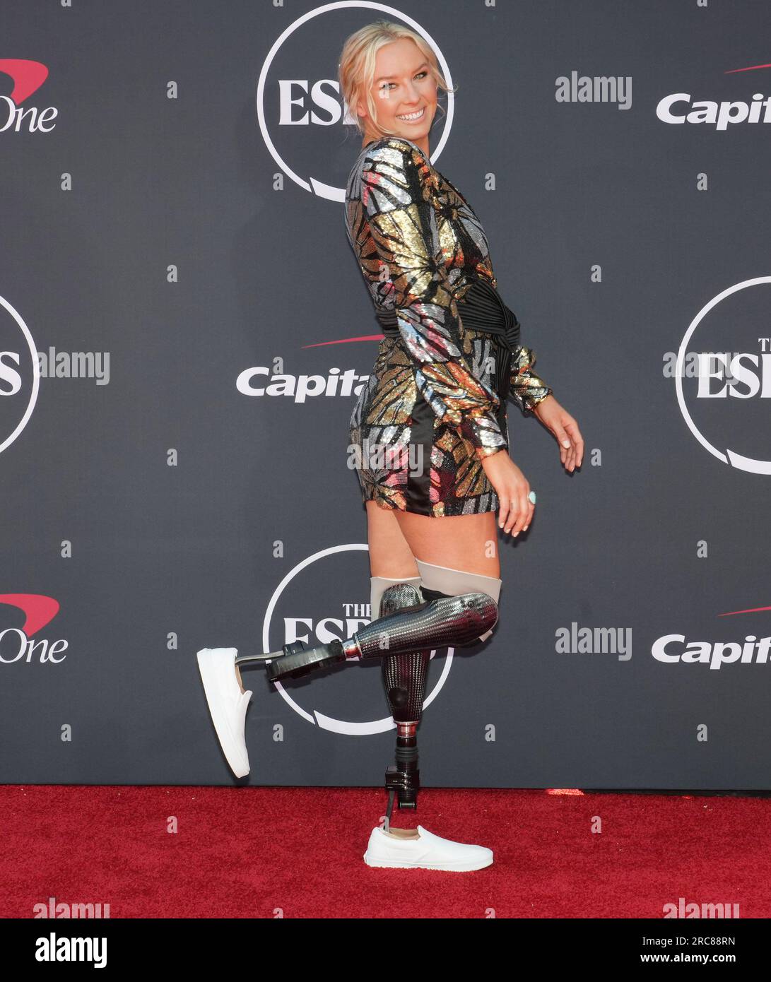 Jessica Long arrives at The 2023 ESPY Awards held at the Dolby Theatre ...