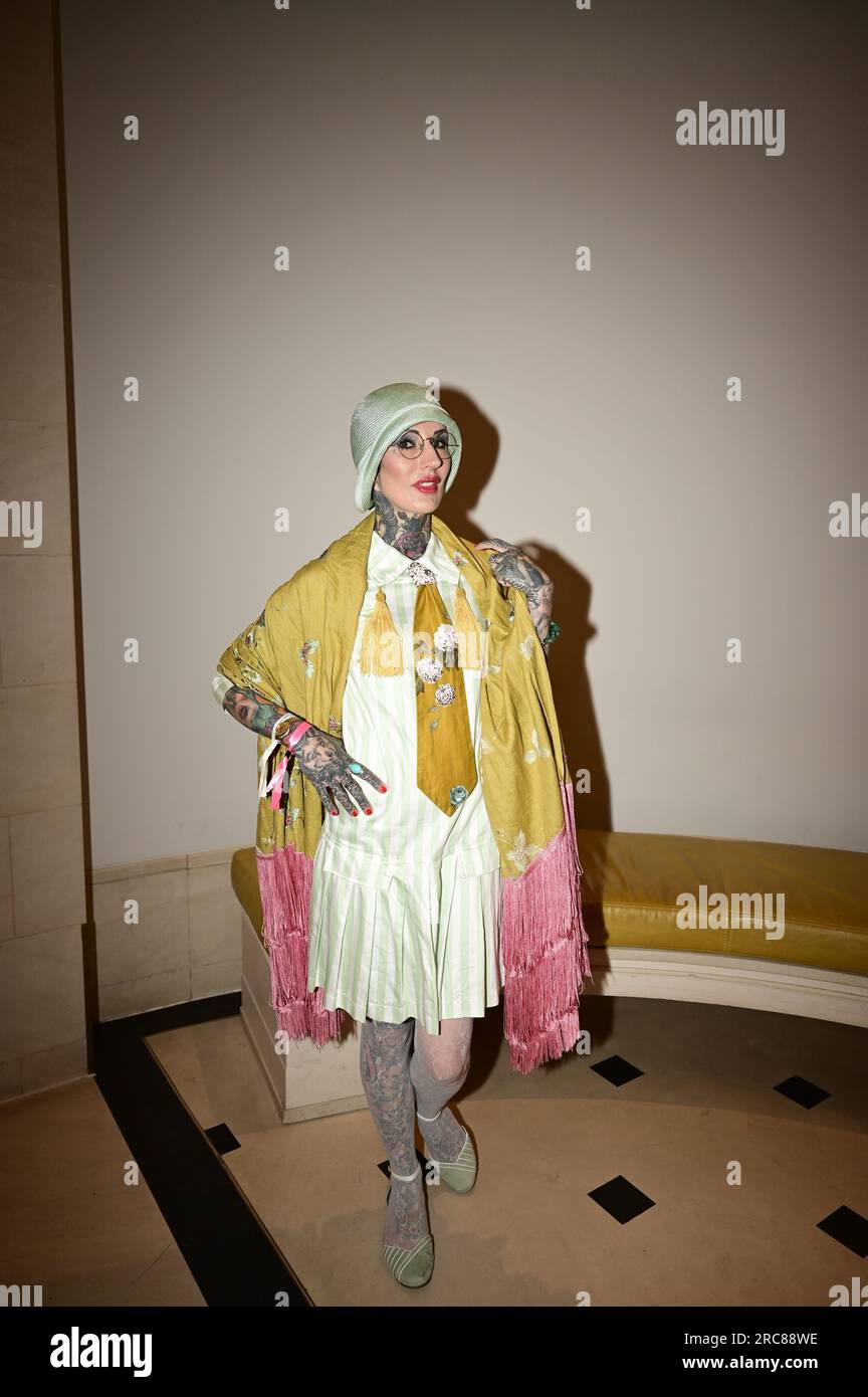 Sarah Settgast bei der Anja Gockel Fashion Show 'Air' auf der Berlin ...