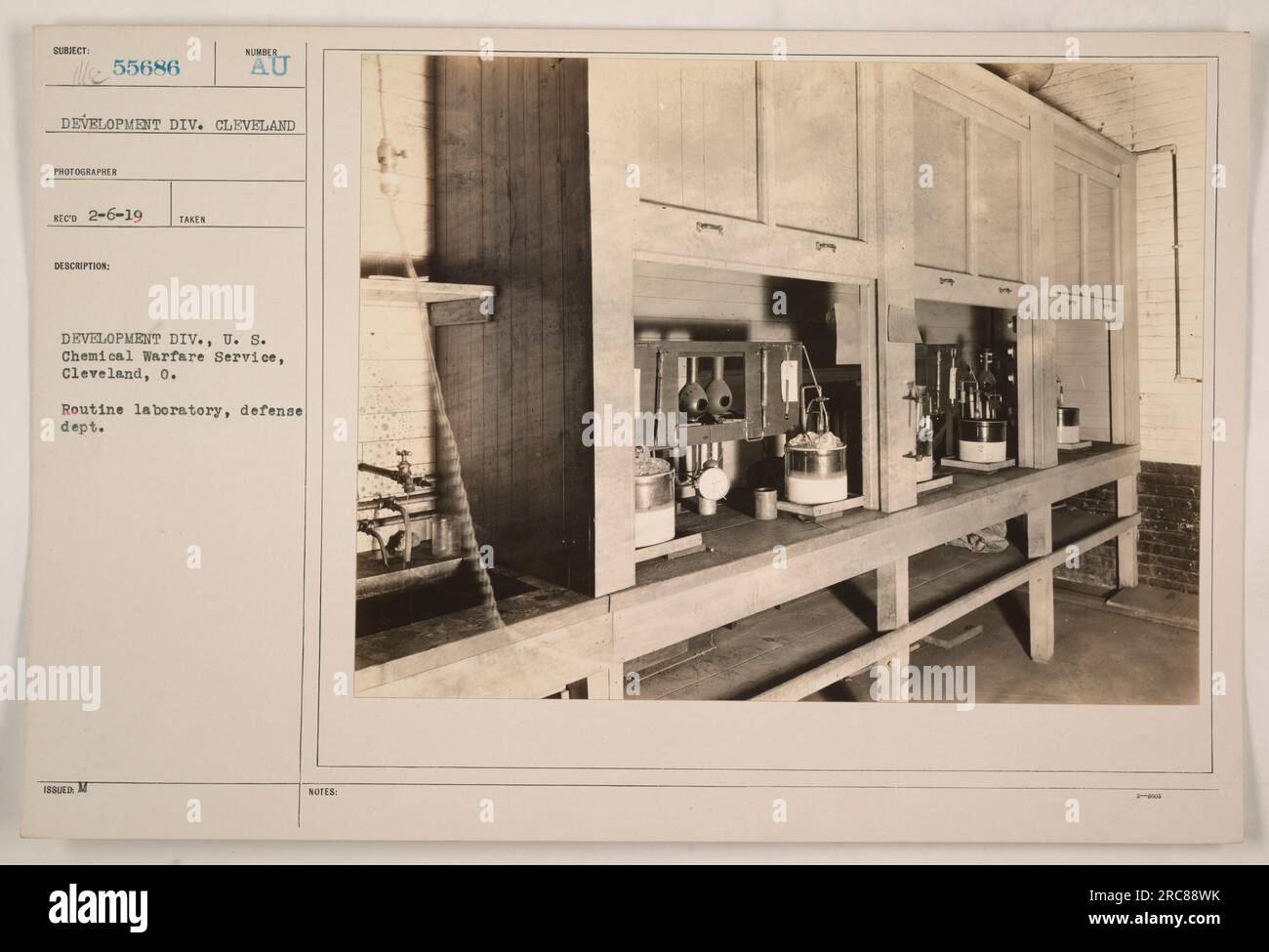 A routine laboratory in the Development Division of the U.S. Chemical ...