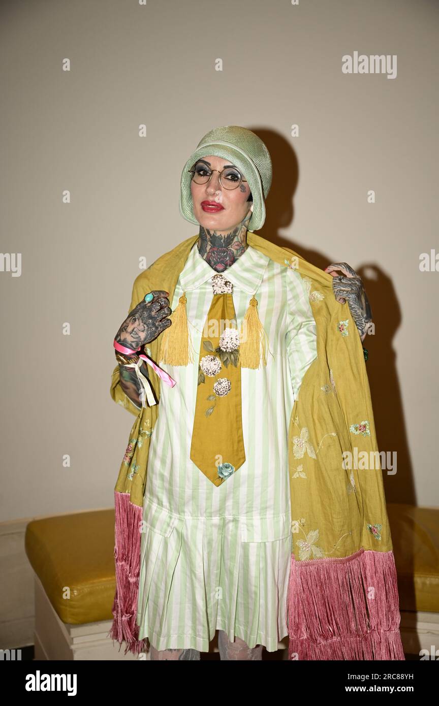 Sarah Settgast bei der Anja Gockel Fashion Show 'Air' auf der Berlin ...