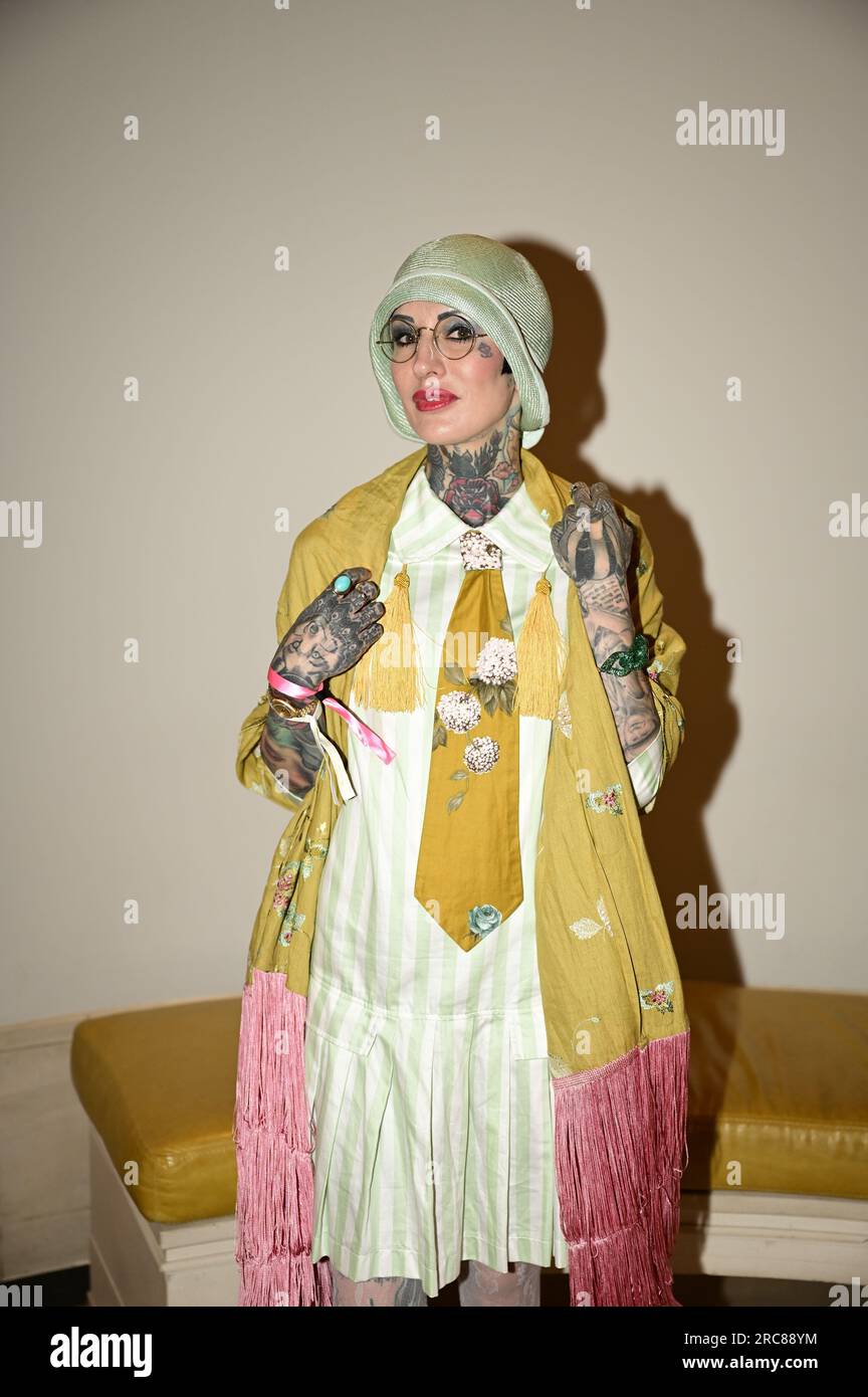 Sarah Settgast bei der Anja Gockel Fashion Show 'Air' auf der Berlin ...