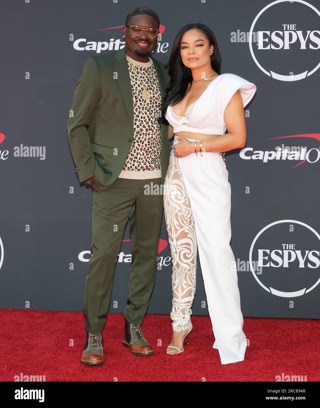 Los Angeles, USA. 12th July, 2023. (L-R) Lil Rel Howery and Dannella ...
