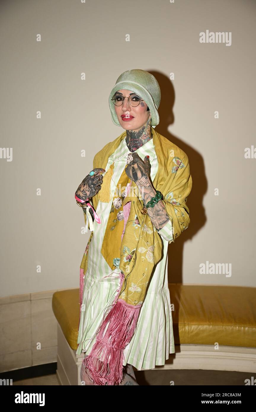 Sarah Settgast bei der Anja Gockel Fashion Show 'Air' auf der Berlin ...