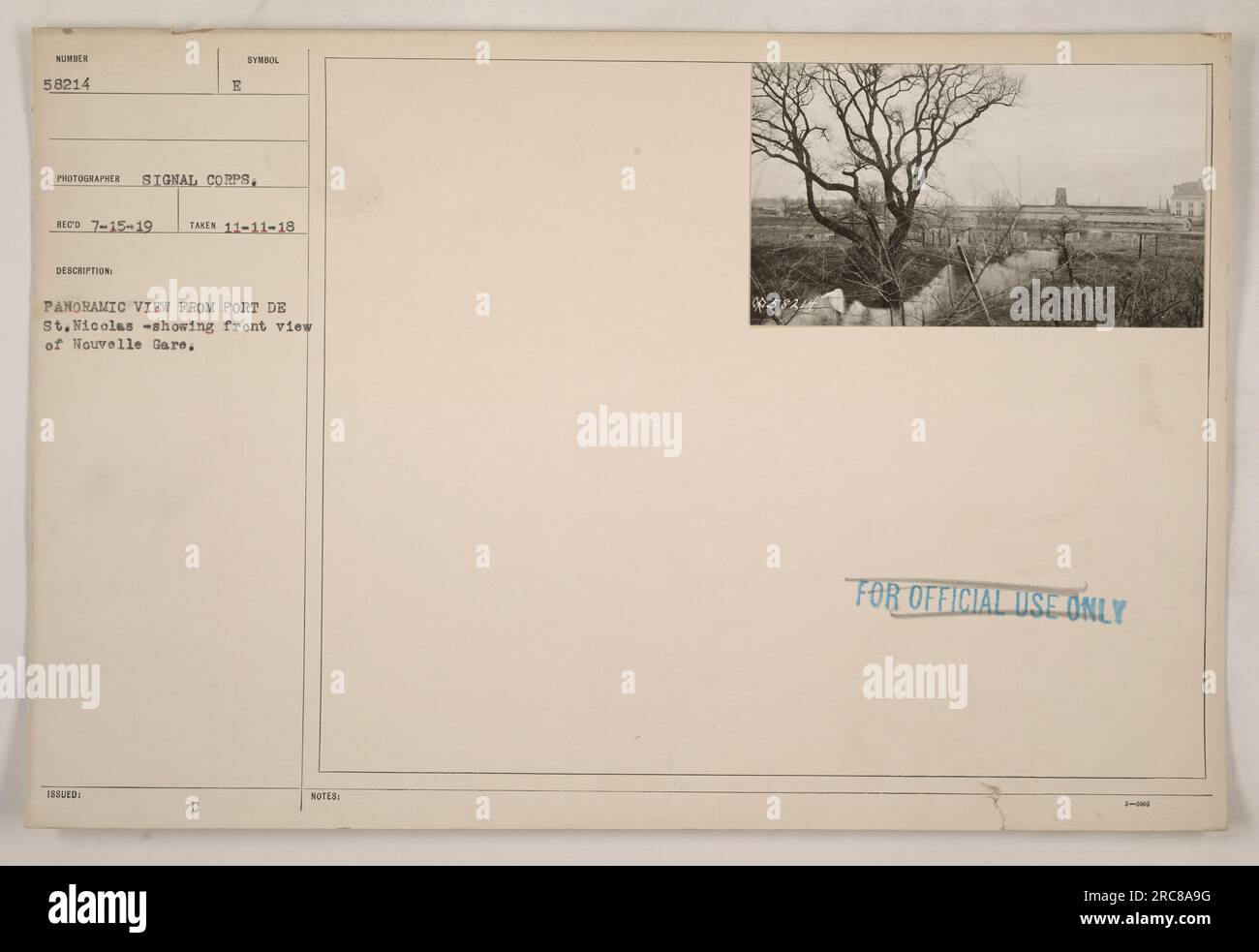 Panoramic view showing the front view of Nouvelle Gare, taken from Port ...