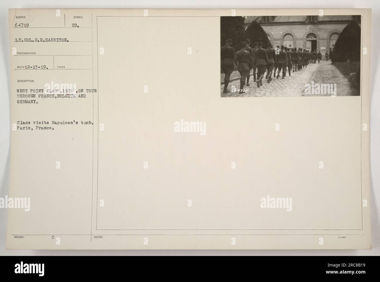 West Point Class of 1921 visits Napoleon's tomb in Paris, France during ...