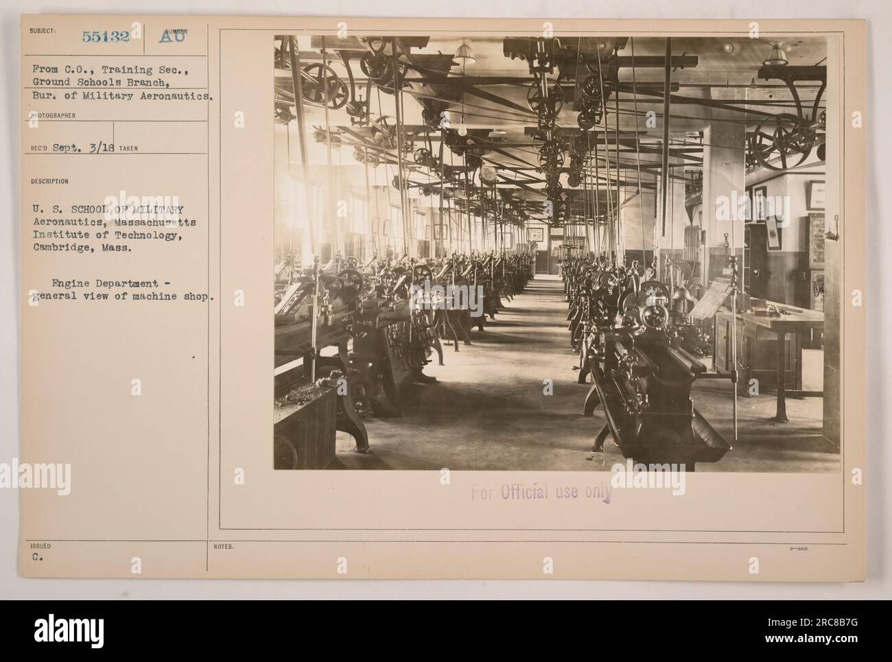 "General view of the machine shop in the Engine Department at the U.S ...