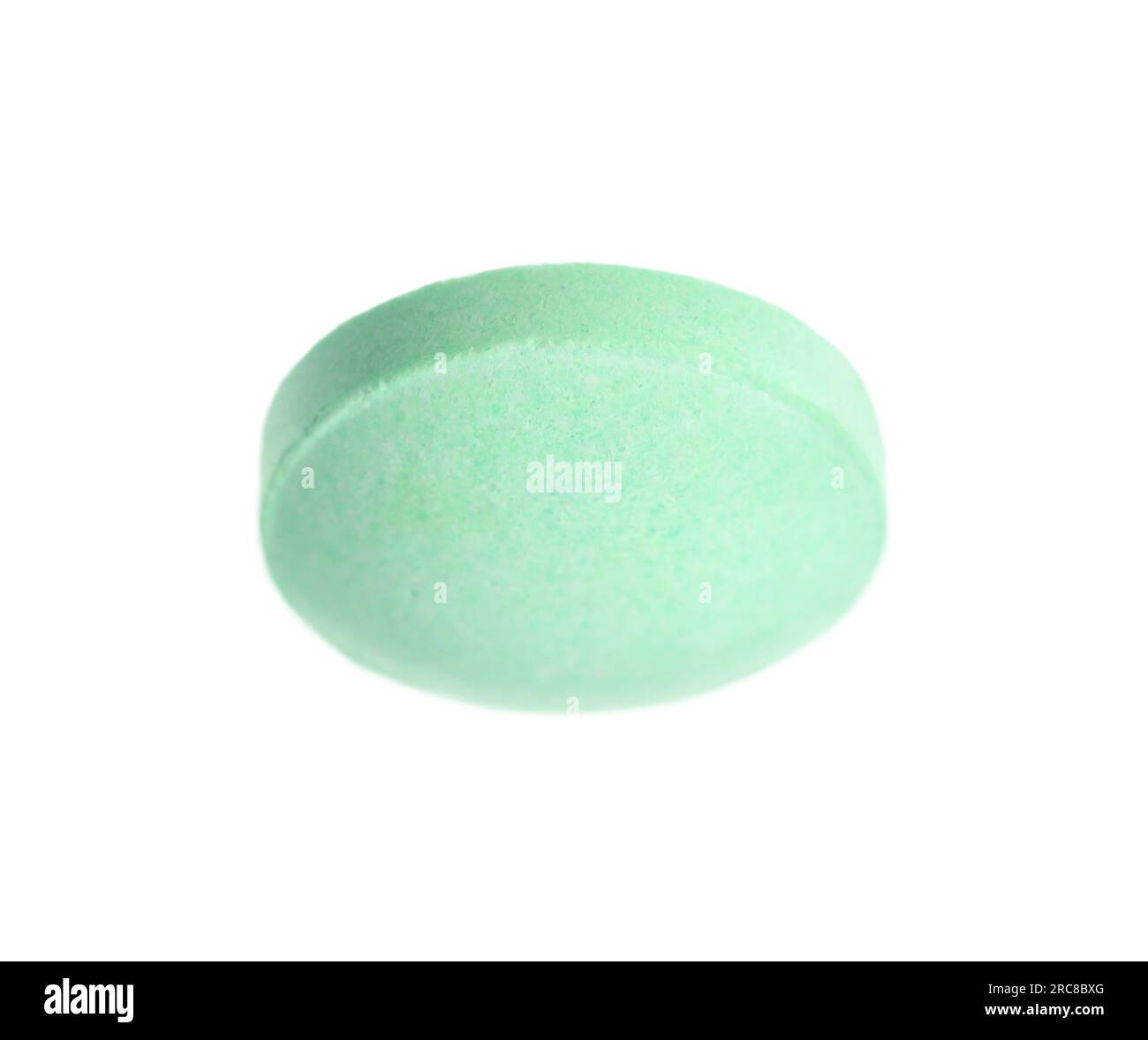 One pill isolated on white. Drug therapy Stock Photo - Alamy