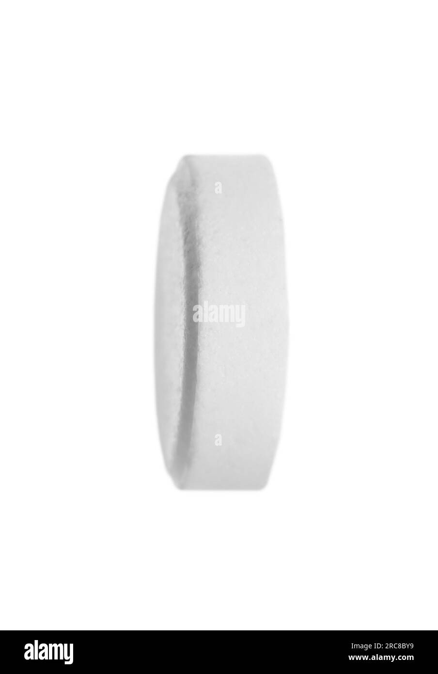 One pill isolated on white. Drug therapy Stock Photo - Alamy