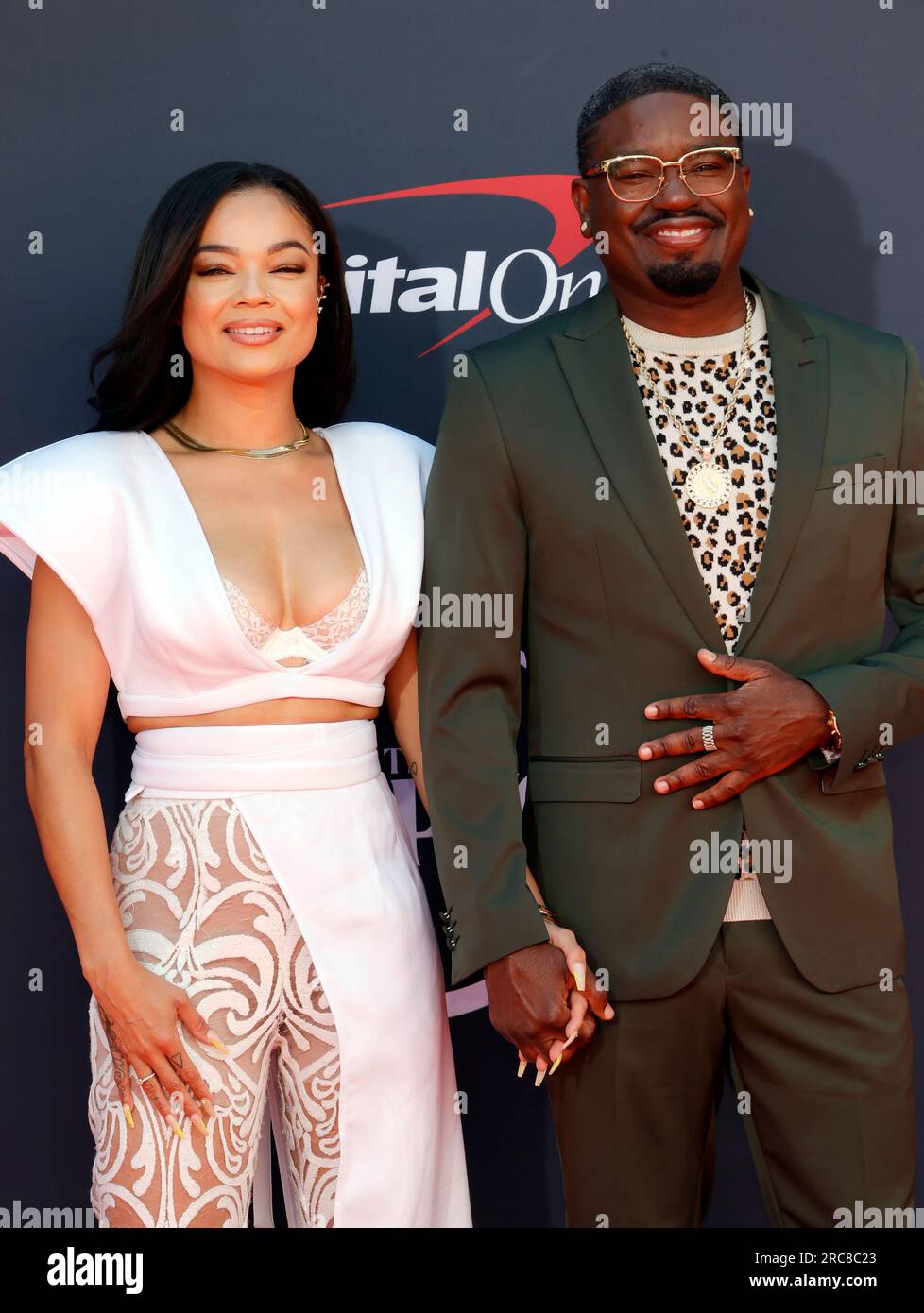 12 July 2023 Hollywood, California - Dannella Lane, Lil Rel Howery The 2023 ESPY Awards held at ...