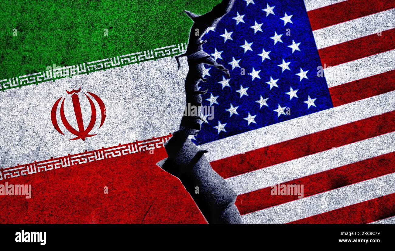 Usa iran saudi flag hi-res stock photography and images - Alamy