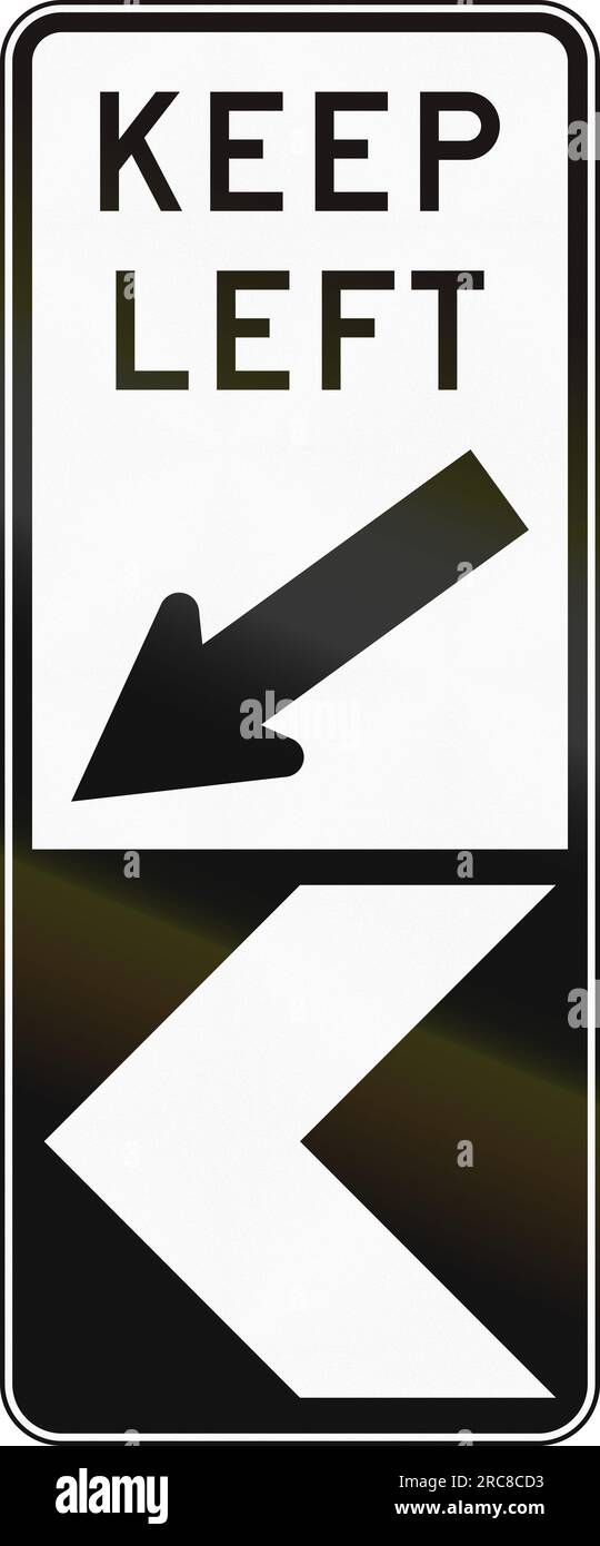 Chevron road sign australia hi-res stock photography and images - Alamy