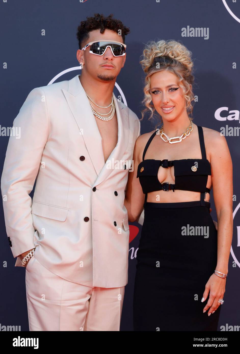 Hollywood, California, USA. 12th July, 2023. Patrick Mahomes, Brittany ... Hollywood, California, USA. 12th July, 2023. Patrick Mahomes, Brittany ...