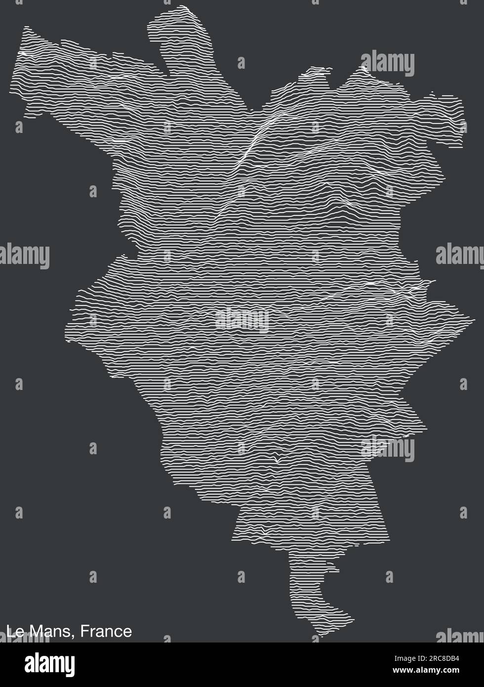 Le mans vector map hi-res stock photography and images - Alamy