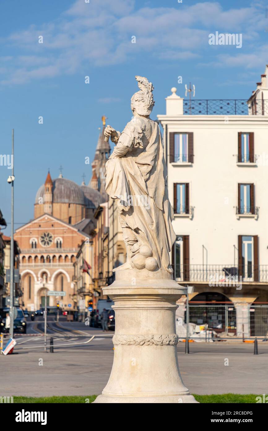Prato della Valle is a 90000 sq-meter elliptical square in Padova ...