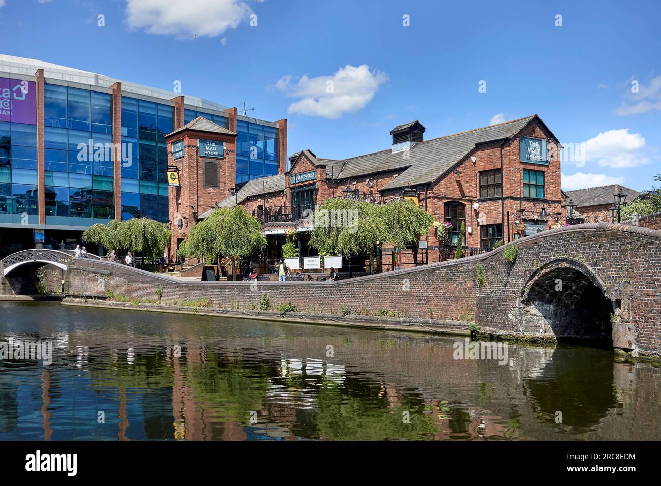 The Malt house pub and restaurant at Brindley Place, Birmingham England ...