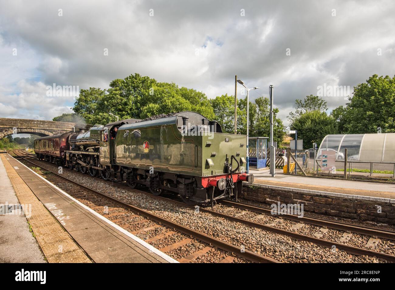 r Leone steam train heading (in reverse) towards pick-up point for ...