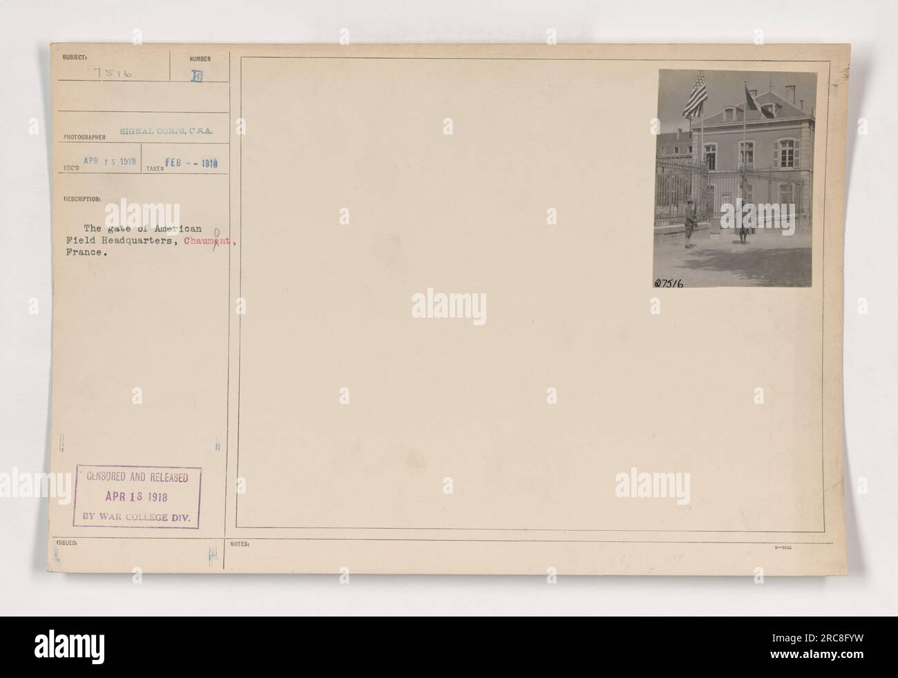 The image showcases the gate of the American Field Headquarters in ...