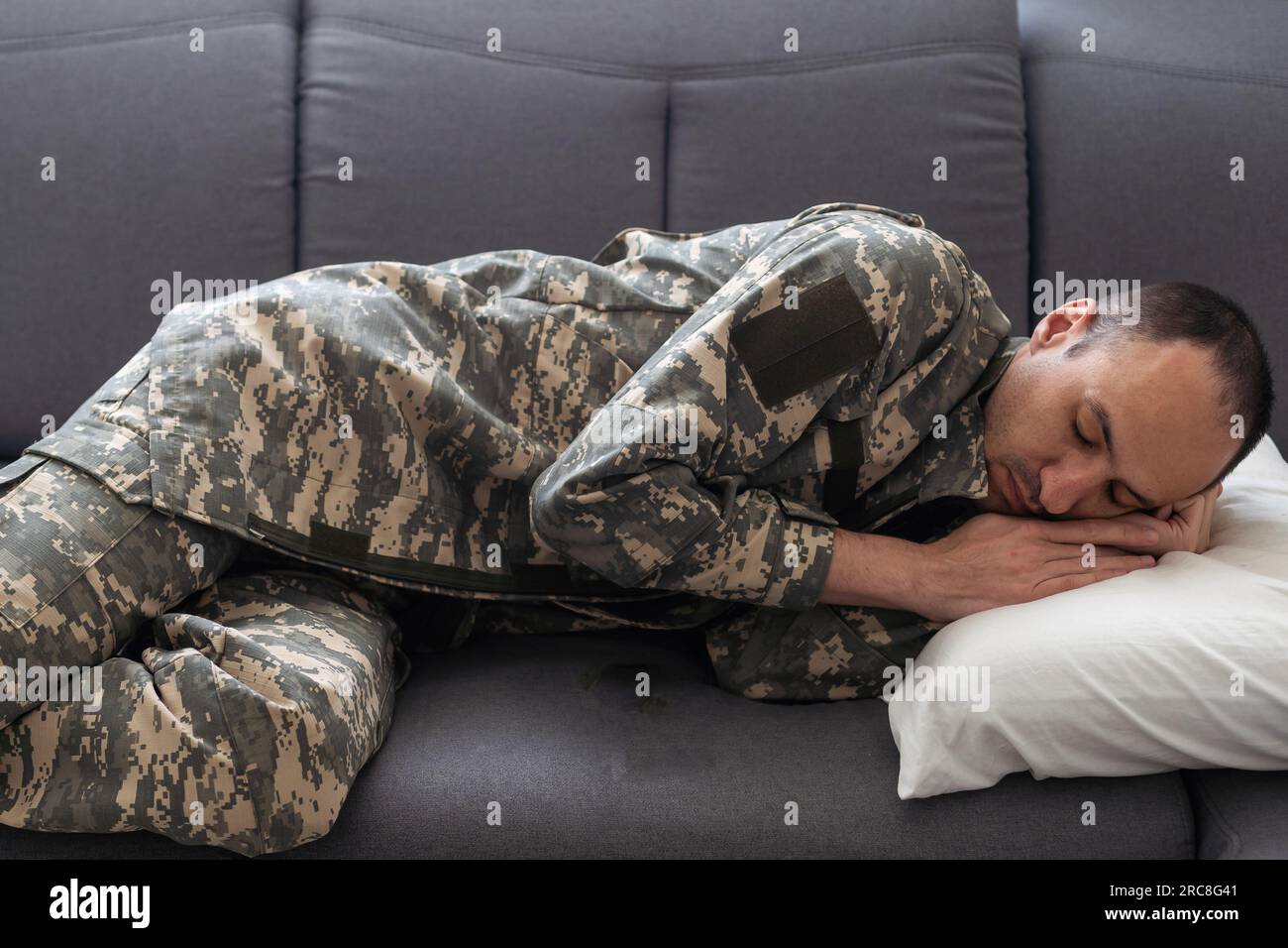 Soldier lying in the bed hi-res stock photography and images - Alamy