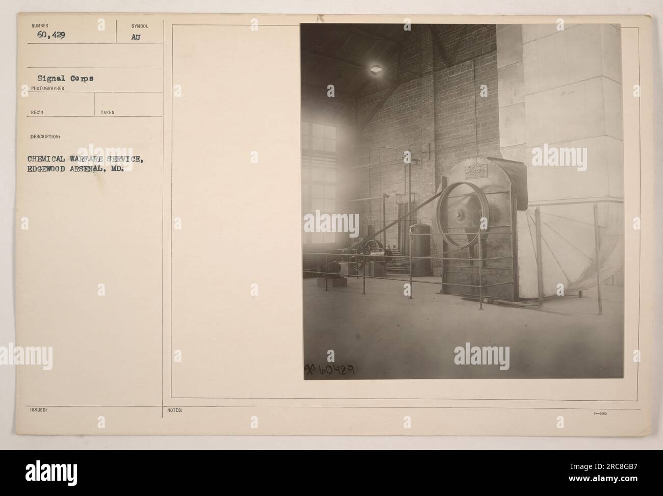 This photograph shows a group of soldiers from the Chemical Warfare ...