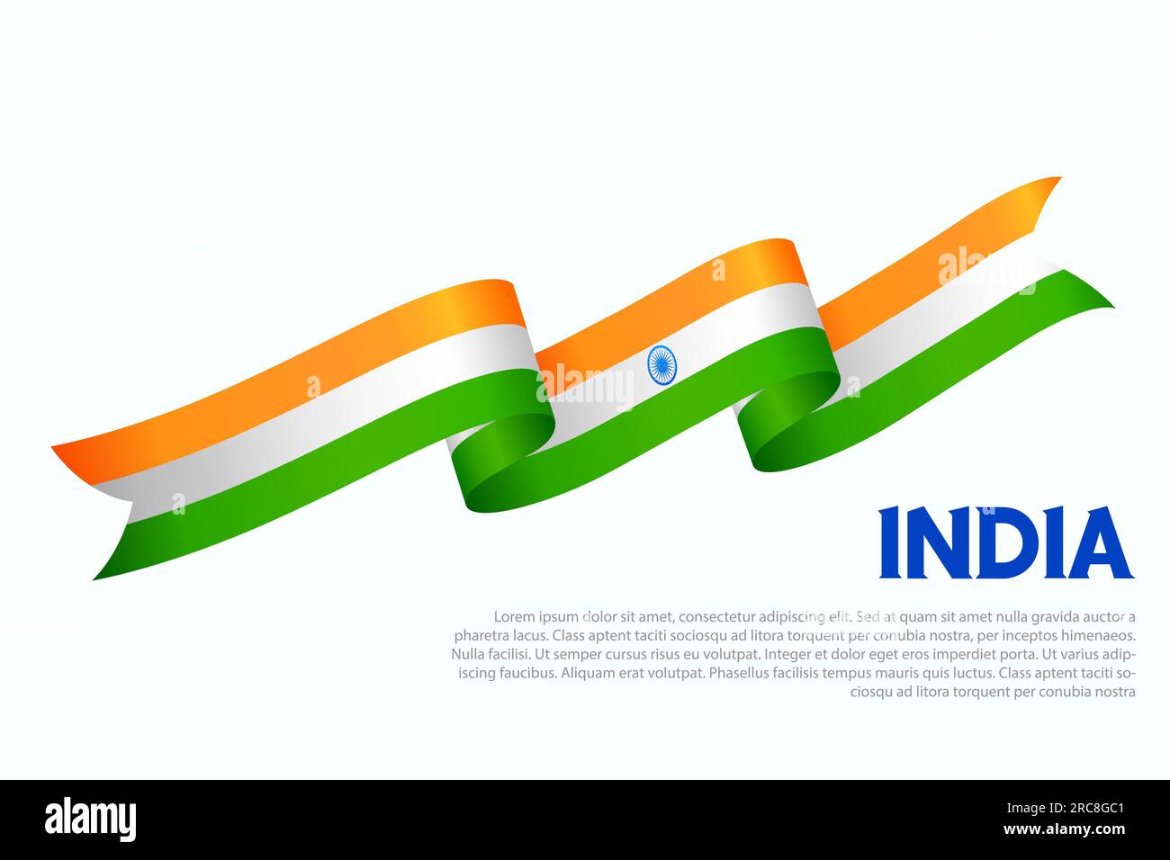 abstract tricolor banner with Indian flag for 15th August Happy ...