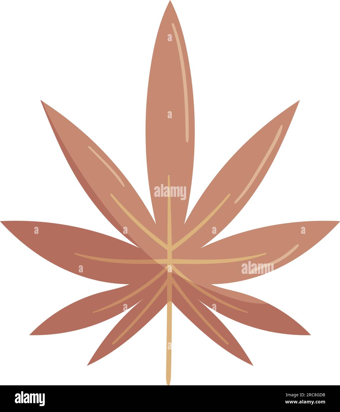 Autumn forest beige leaf illustration Stock Vector Image & Art - Alamy