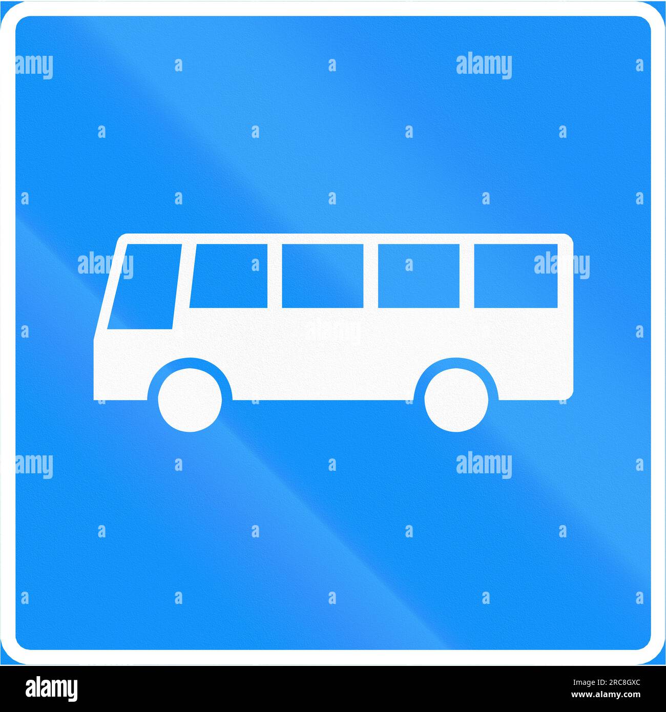 Road sign 541a in Finland - Bus lane Stock Photo - Alamy