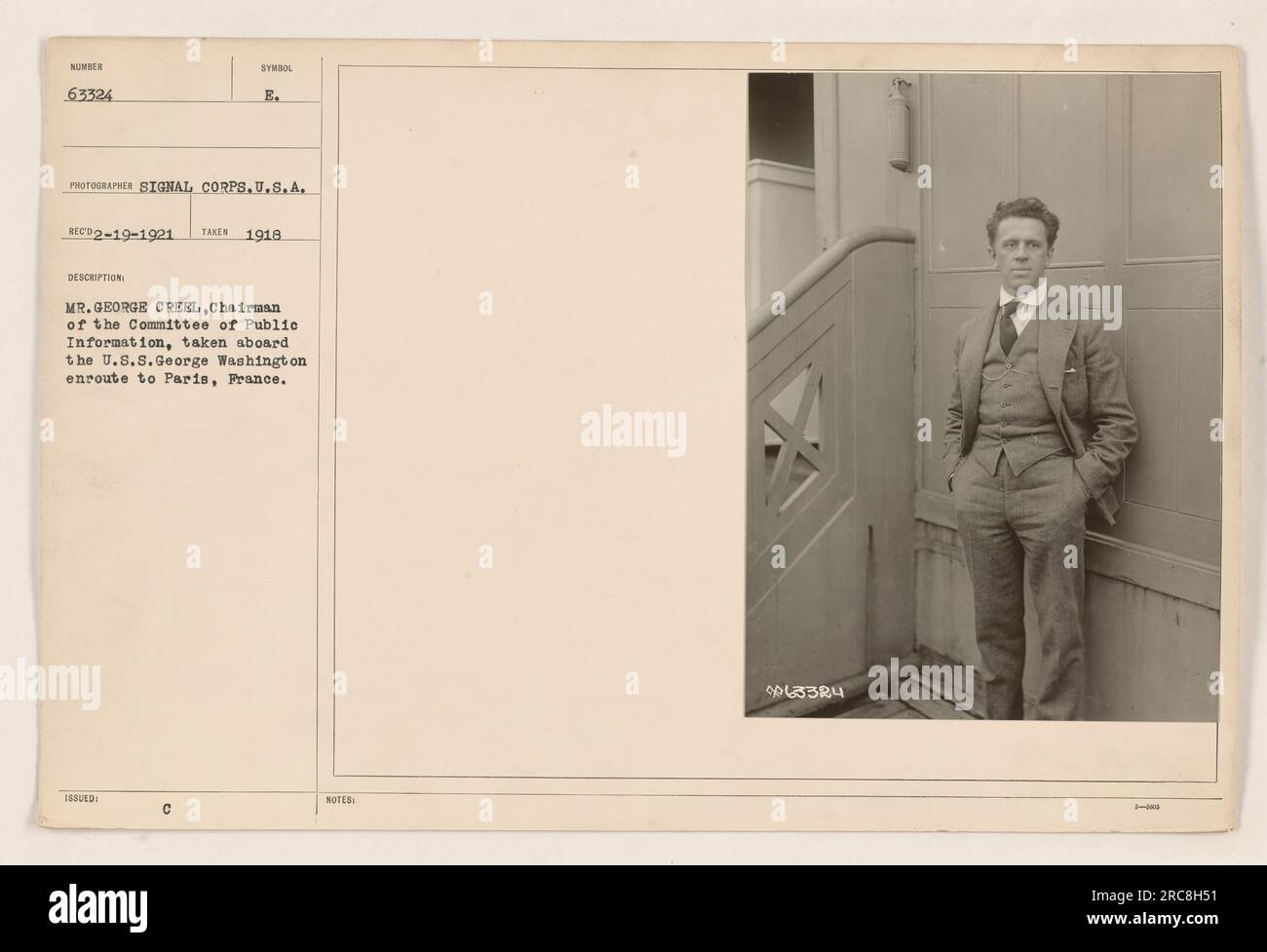 Mr george creel hi-res stock photography and images - Alamy