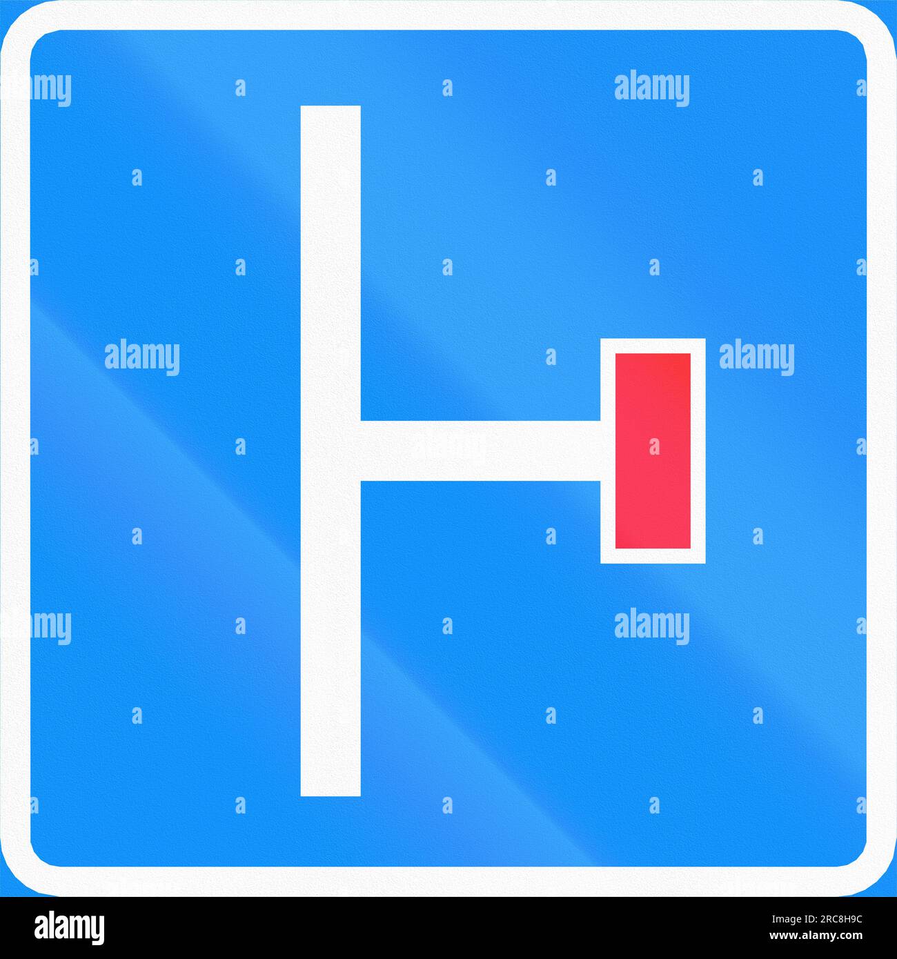 Road sign 652 In Finland - Dead end Stock Photo - Alamy