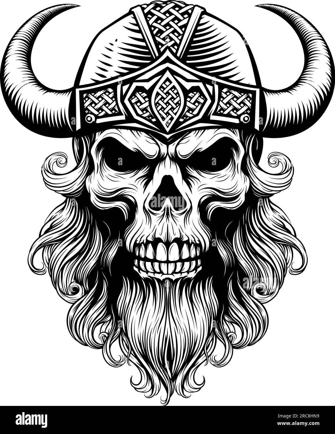 Man head skull cross Black and White Stock Photos & Images - Alamy