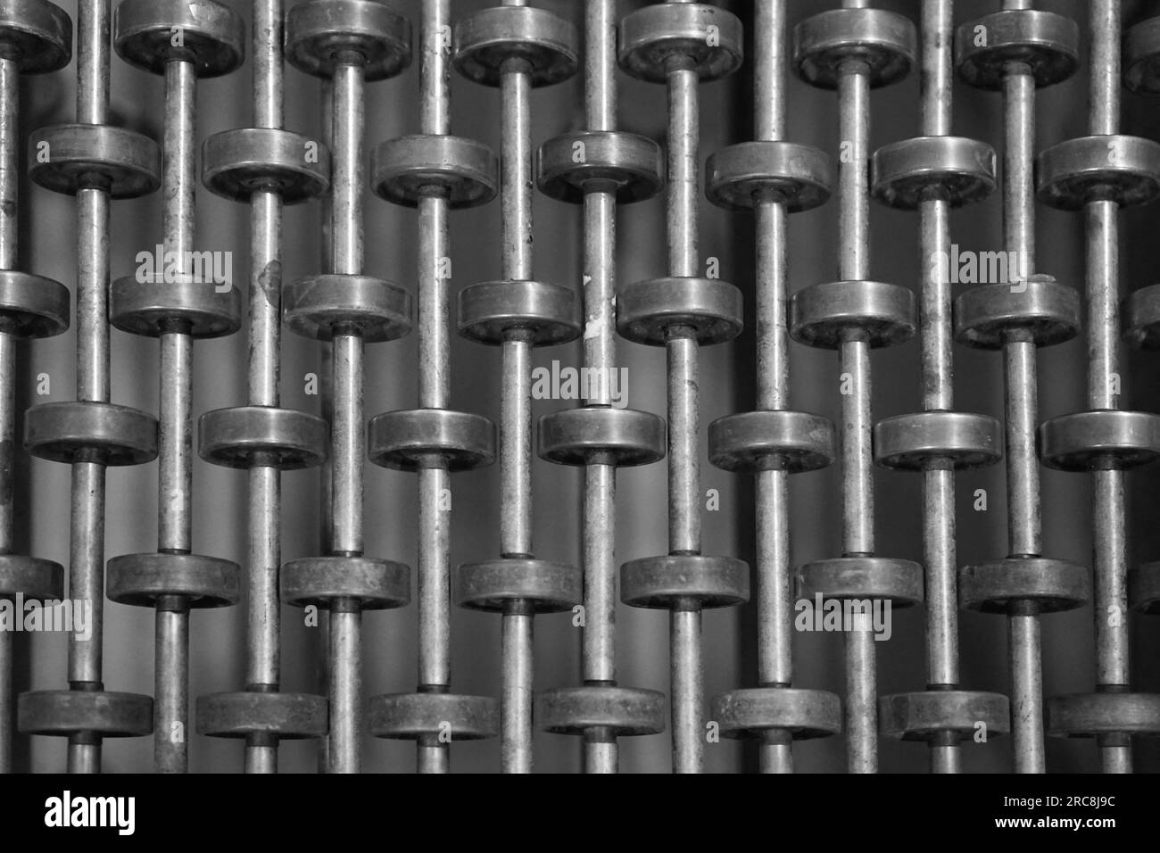 Scratched round metal plate texture Black and White Stock Photos ...