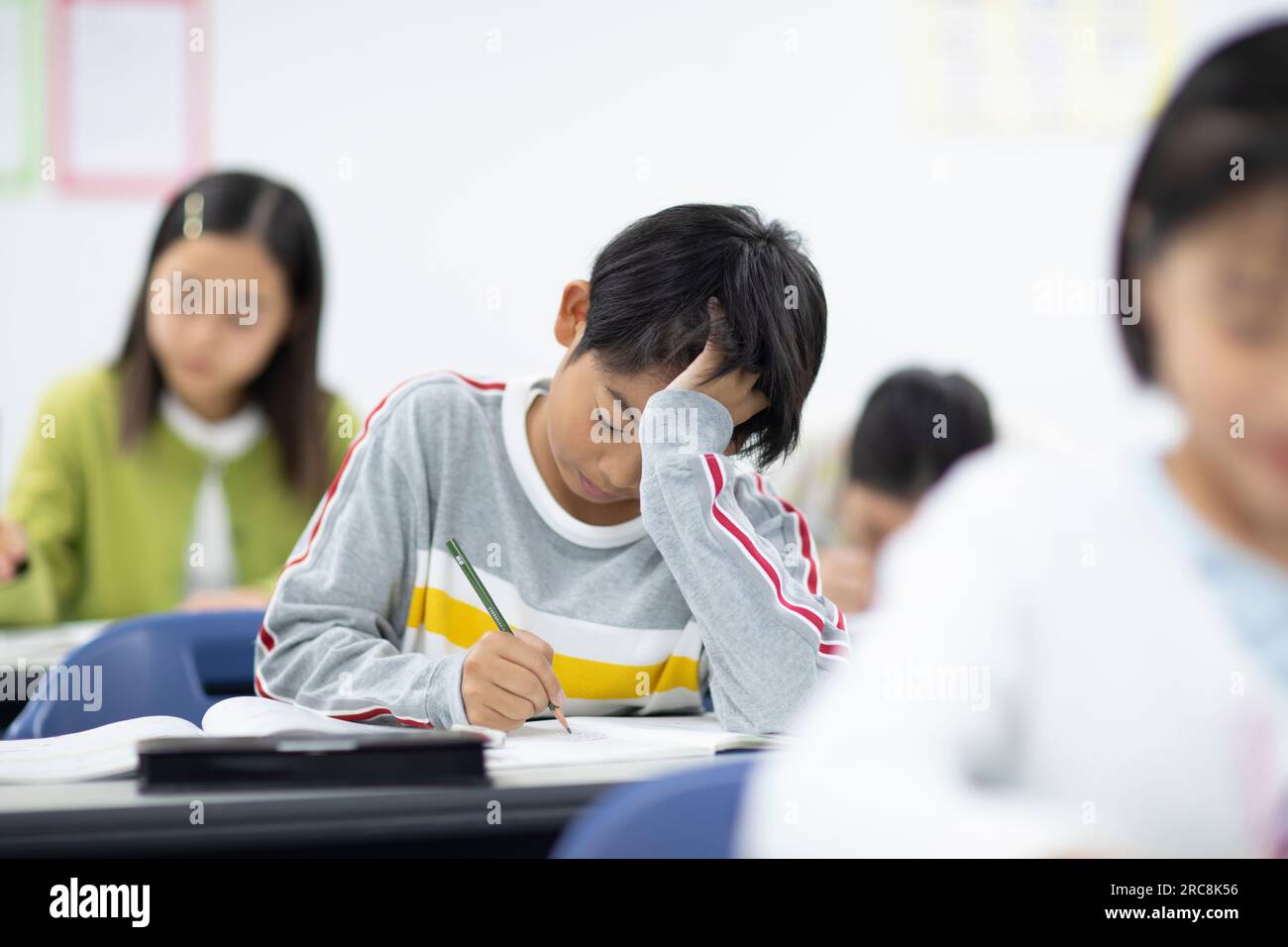Elementary School Students Studying Stock Photo - Alamy Elementary School Students Studying Stock Photo - Alamy