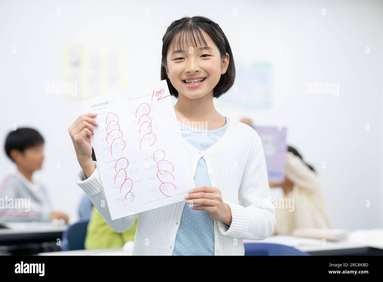 Child writing japanese name hi-res stock photography and images - Alamy