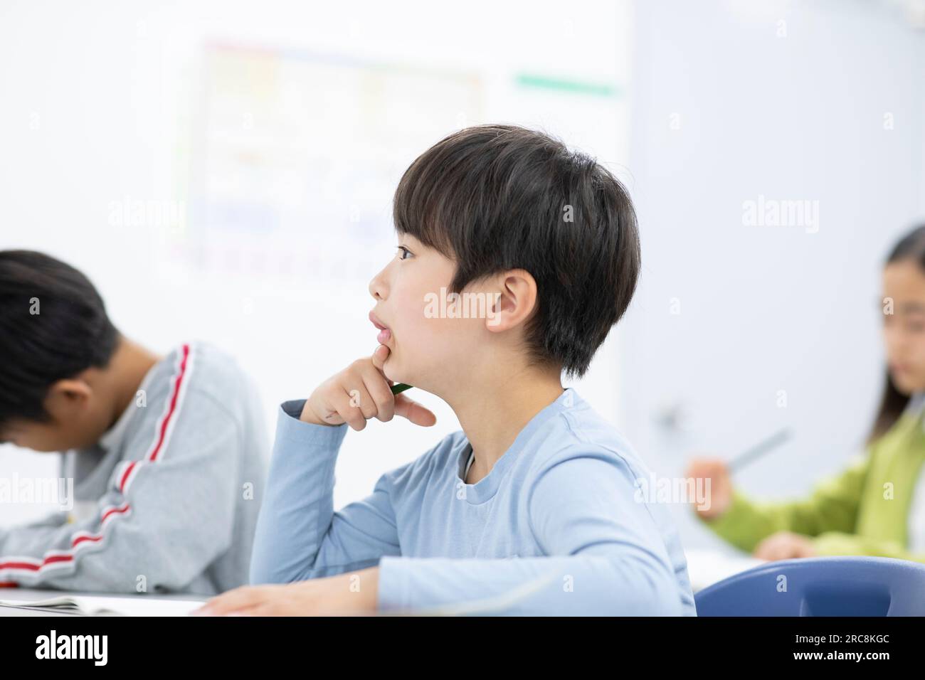 Elementary school students studying Stock Photo - Alamy Elementary school students studying Stock Photo - Alamy