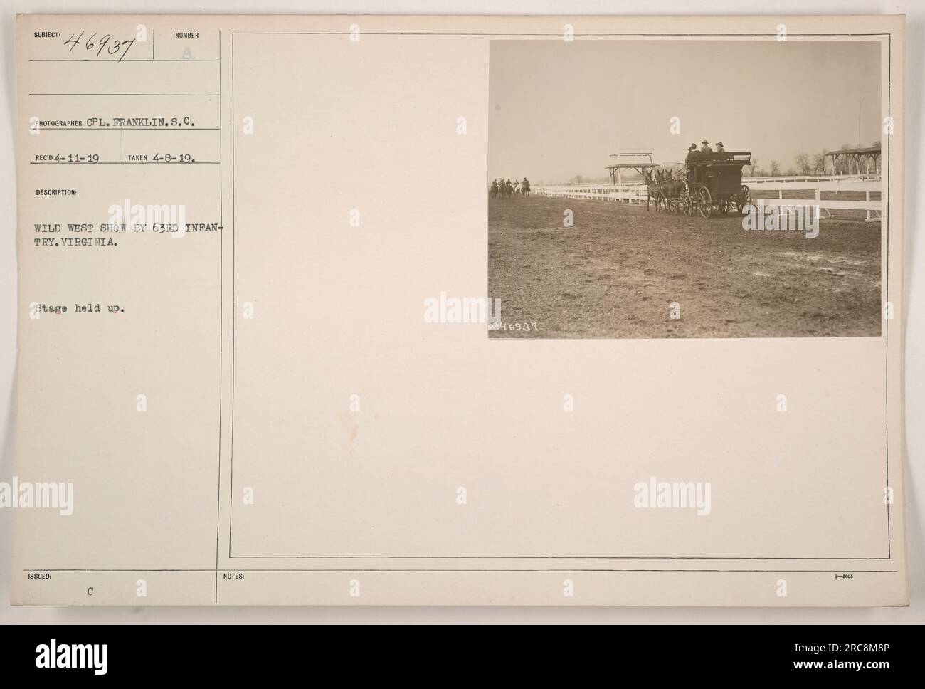 Members of the 63rd Infantry in Virginia during World War One ...