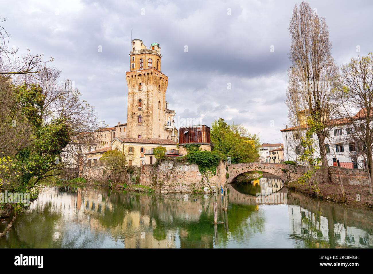 Padua, Italy - April 4, 2022: La Specola is a 14th-century tower ...