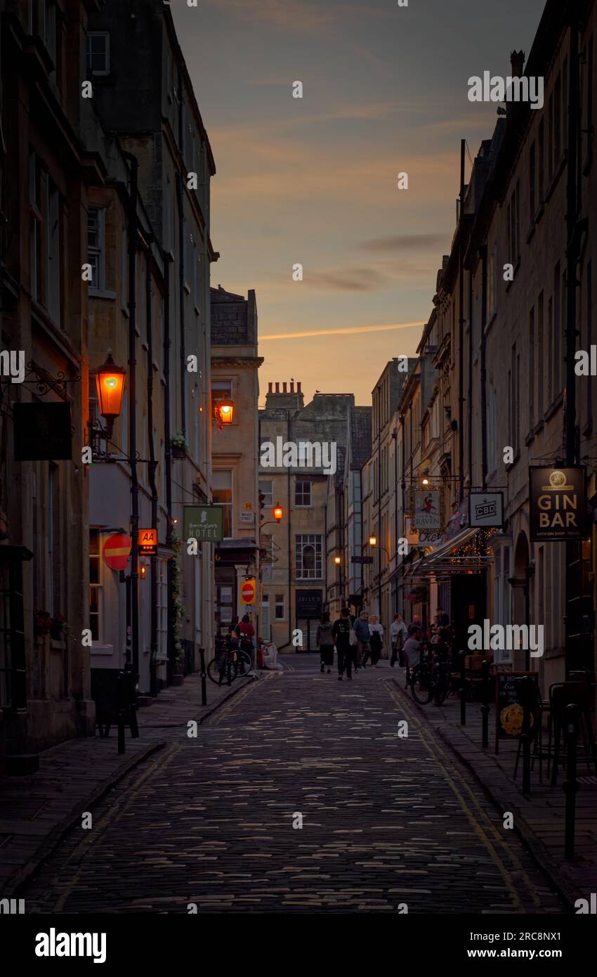 Sunset over Bath Stock Photo - Alamy